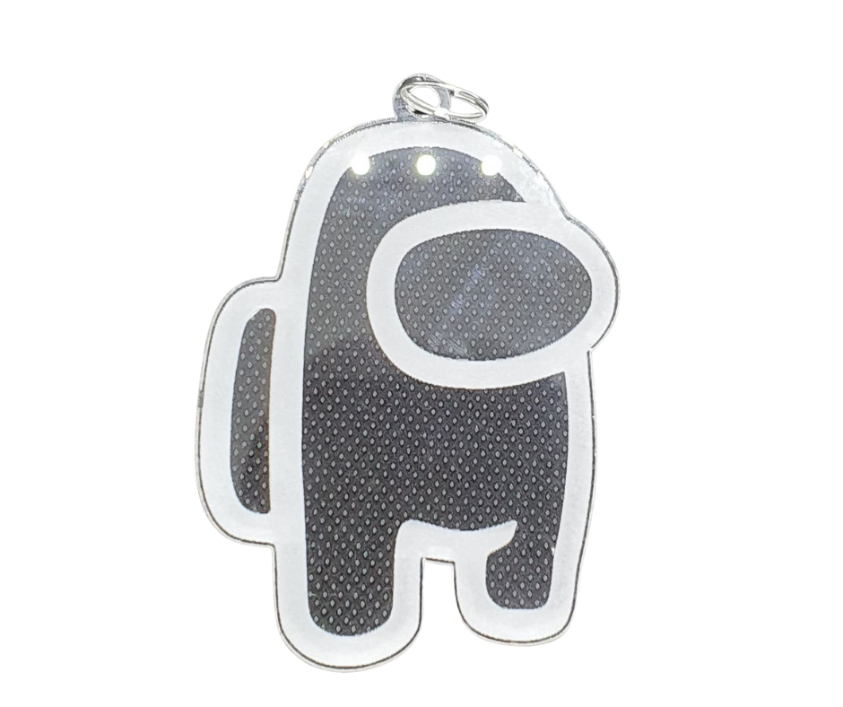 Among Us Keyring | School Bag Tag | PJ Laser Designs